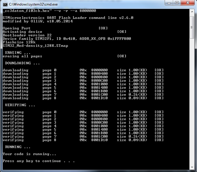 Updating the Firmware of NT Modules - STorM32-BGC Wiki V1